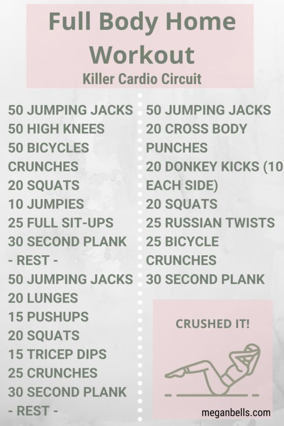 5 Kick Ass Workouts For Quarantined Gym Rats Megan Bells